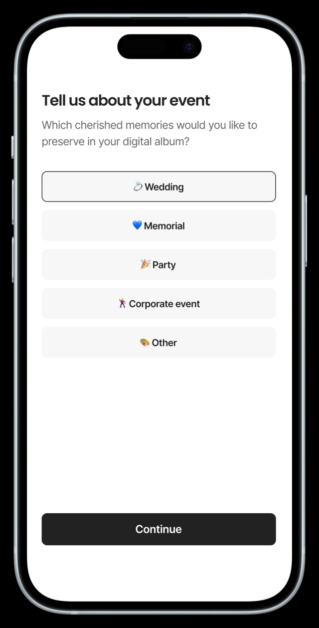 Rompolo: Seamless QR code photo sharing for every event