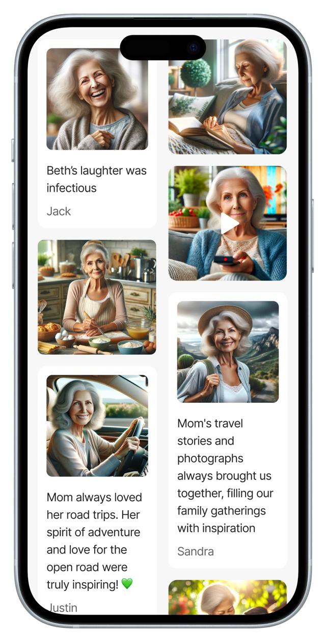 Rompolo: Memorial Albums & Grave Plaques | Digital Tombstones